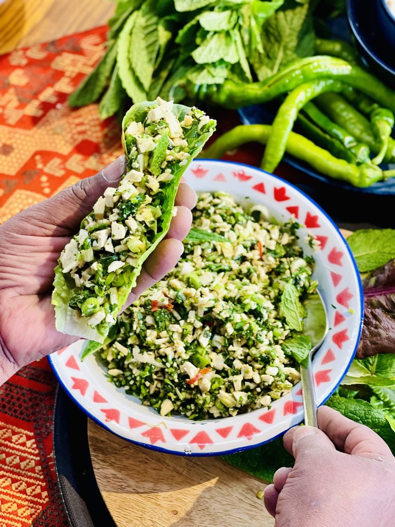 Hmong Tofu Larb - Eat Well Tasmania