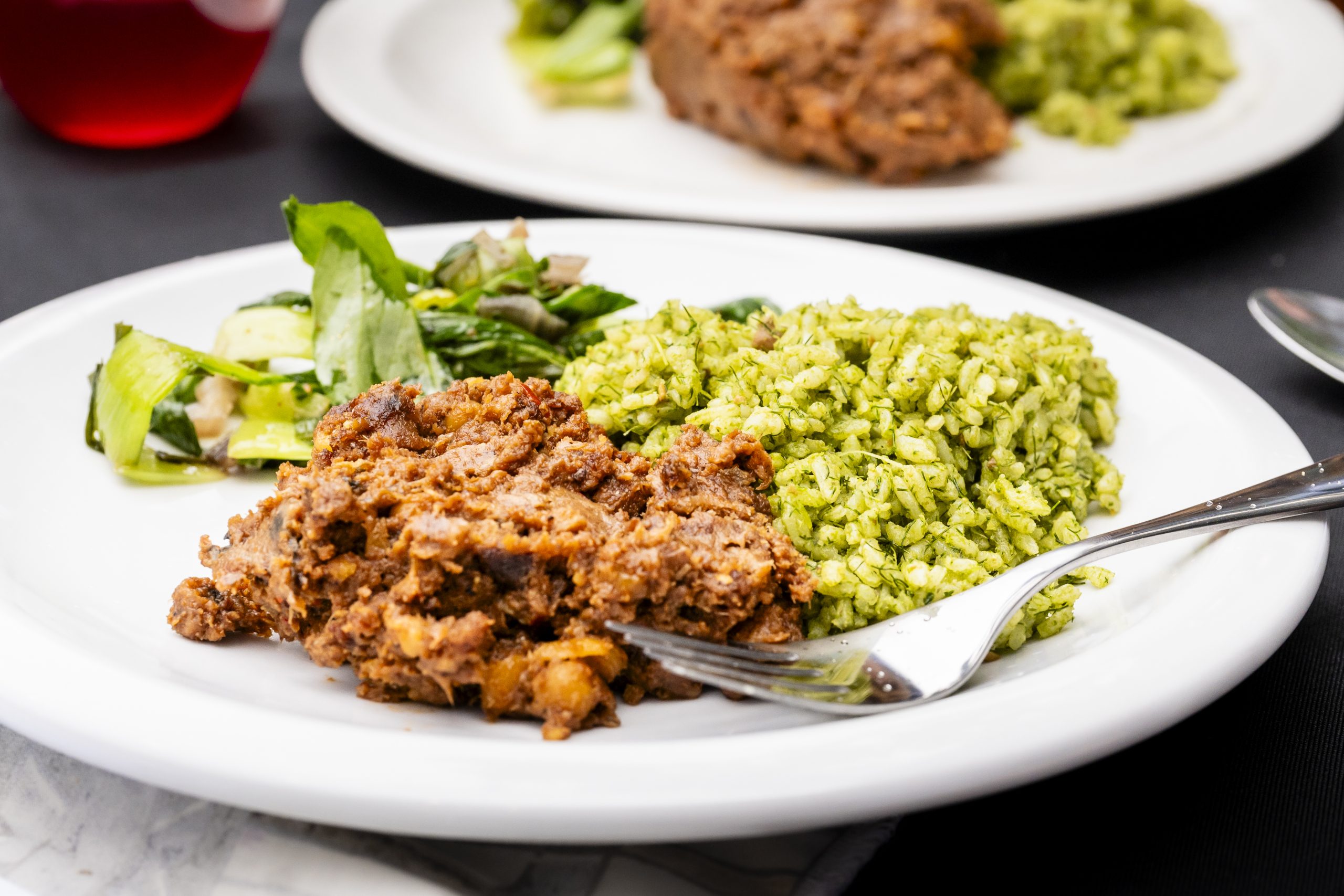 Rice is Life (Rice with Green herb and egg sauce) - Eat Well Tasmania